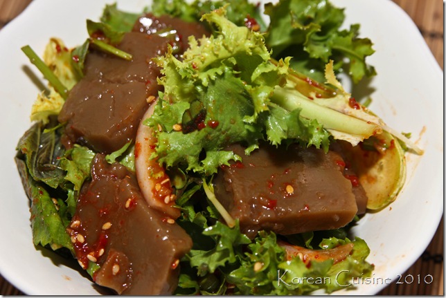 Korean Cuisine: Mook Moochim – 묵무침